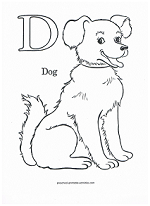 Dog Coloring Page